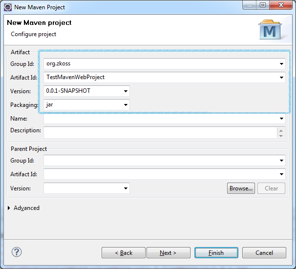 ZK Installation Guide/Setting up IDE/Maven/Use ZK Maven Artifacts/Create and Run ZK Application ...