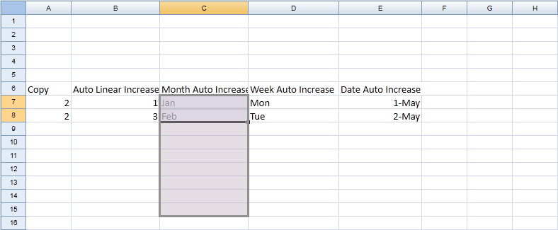 ZK Spreadsheet Essentials/Working with ZK Spreadsheet/Configure and Control ZK Spreadsheet/Auto ...