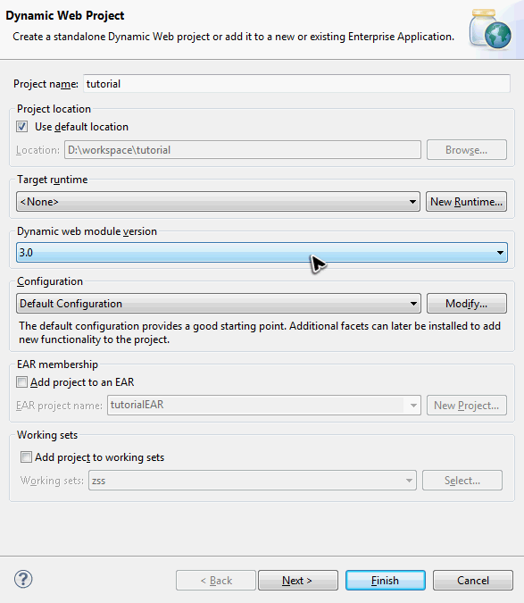 Zk Getting Startedcreate A Project With Eclipse Documentation