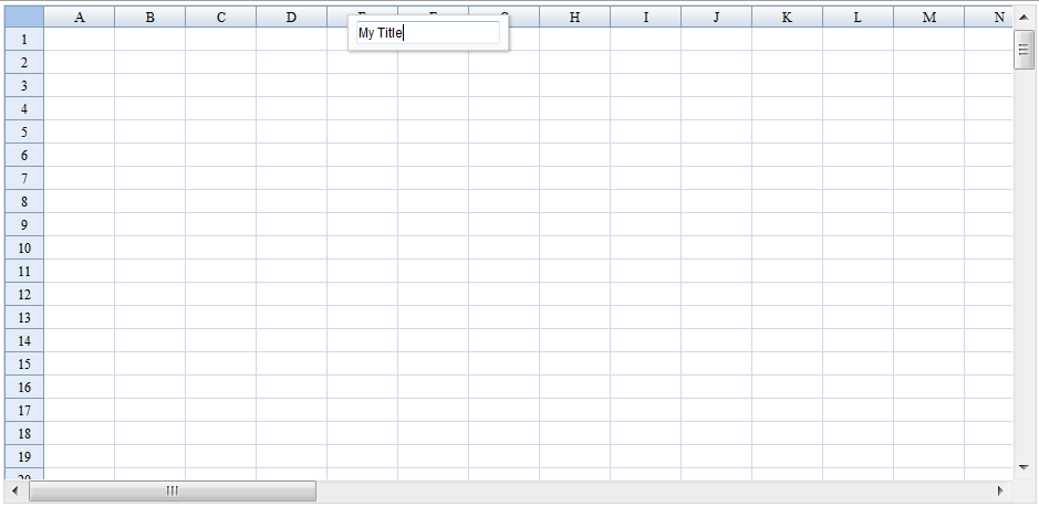 ZK Spreadsheet Essentials/Working with ZK Spreadsheet/Configure and Control ZK Spreadsheet ...